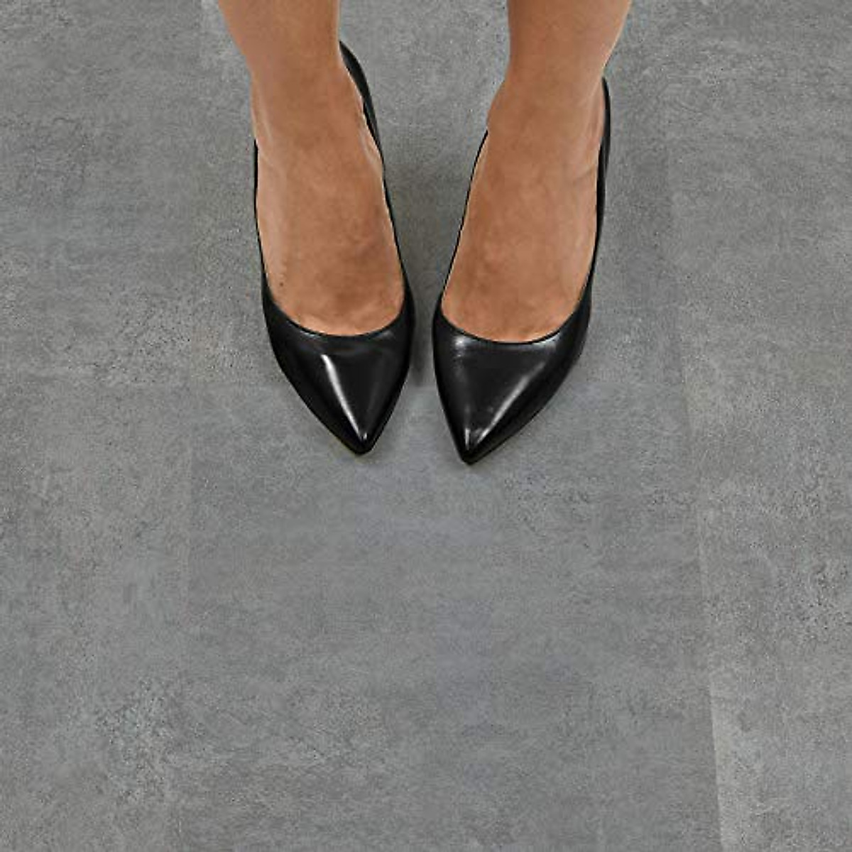 FloorPops FP3326 Tundra Peel & Stick Floor Tiles, Grey