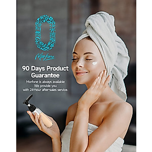 Morfone Travel Bottles kit, TSA Approved Travel Size Containers for Toiletries Leak Proof Refillable Liquid Travel Accessories with Toiletry Bag for Cosmetic Shampoo Conditioner Lotion