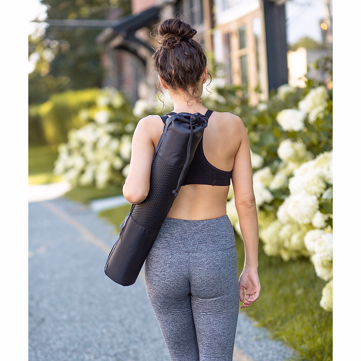 Grounding Yoga Mat,Exercise Fitness Pad, 71x24 Inch Earth Connected Conductive Carbon Mat with15 Foot Cord May Help Lower Inflammation, Reduce Stress, Improve Balance, Flexibility, Included Carrying