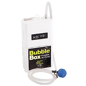 Marine Metal Bubble Box Portable Air Pump Fishing Live Fish Aerator Bait Minnow
