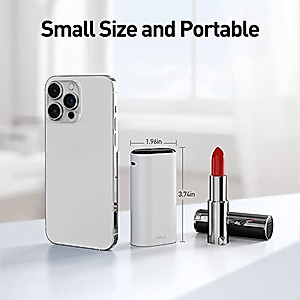 iWALK LinkPod Y2 Power Bank Fast Charging 9600mAh,Ultra Compact Portable Charger with Built in 18W PD Cable & LED Display,[2023 Upgrade]PD Battery Pack Portable Charger Compatible with iPhone 14/13/12