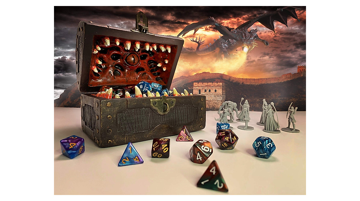 Galdor's Guild Dice Chest - Secure Storage for RPGs