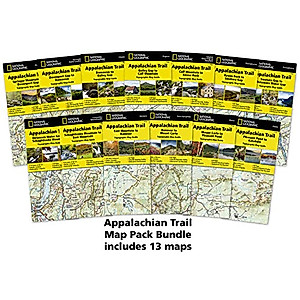 Appalachian Trail (National Geographic Trails Illustrated Map) - 13 Map Bundle
