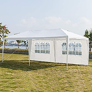 Mytunes 10'x20' Outdoor Waterproof Canopy Tent Outdoor Canopy Tent Camping Gazebo Storage Shelter Pavilion Cater for Party Wedding Heavy Duty Patio Garden Gazebo
