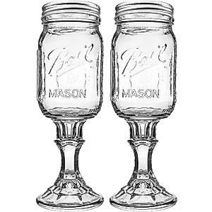 Generic Redneck Wine Glasses, 10 inches, Clear