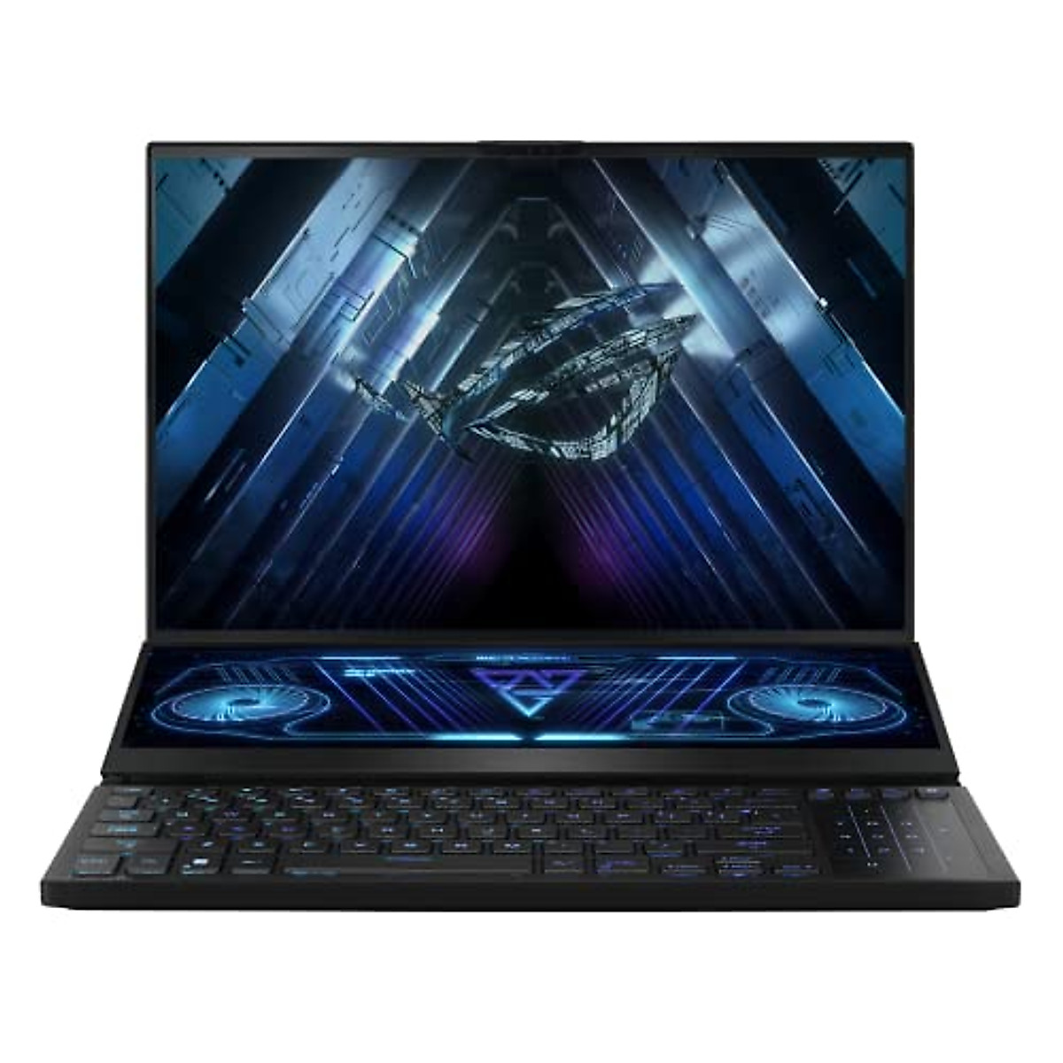 ASUS ROG Zephyrus Duo 16 (2022) Gaming Laptop, 16” Mini LED 240Hz/3ms, QHD 16:10 Display, 100% DCI-P3, NVIDIA GeForce RTX 4080, AMD Ryzen 9 7945HX, 32GB DDR5, 1TB SSD, Windows 11 Pro, GX650PZ-XS96
