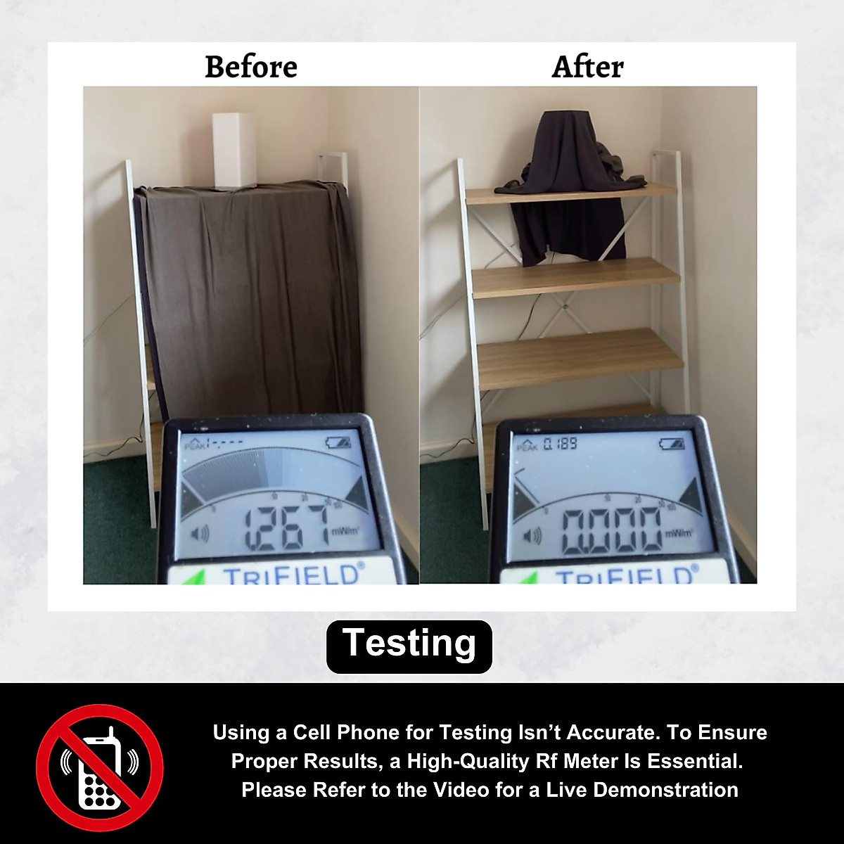 Golden Kocoon®- E-M-F Organic Cotton Beanie with EcoShield™ Tech Bamboo Lyocell Faraday Fabric Silver Liner- Adult Size Hat in Black -5 g, BT, Smart Meters & WiFi- Cocoon Cap