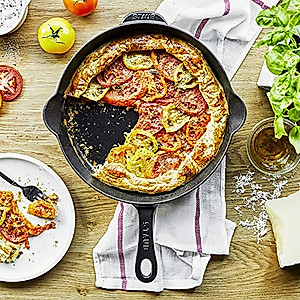 Staub Cast Iron 11-inch Traditional Skillet - Matte Black, Made in France