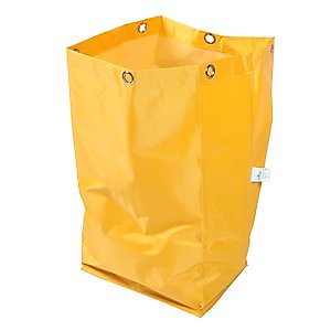 PartyKindom 6 Pcs Canvas Bag Yellow Vinyl Bag Car Can Trash Bag Waterproof Janitorial Bag Janitorial Cart Bag Appliance Hand Dolly Glass Spray Bottle Garbage Conical Trolley Bag Work