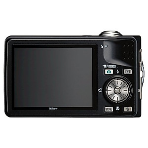 Nikon Coolpix S630 12MP Digital Camera with 7x Optical Vibration Reduction (VR) Zoom and 2.7 inch LCD (Jet Black)