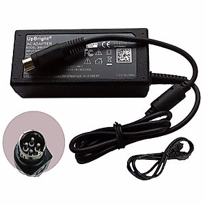 UpBright 4-Pin 12V 5V 3A AC/DC Adapter Compatible with D-Link DNS-321 DNS-326 DNS-323 CNS323A BNS323A DNS-726-4 DNS-722-4 DLink 2-Bay Network Attached Storage NAS Enclosure JENTEC JTA0512 Power Supply