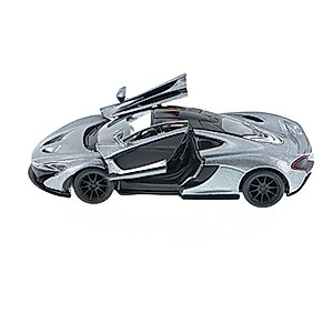 KiNSMART McLaren P1 1/36 Scale Diecast Model Toy Car (Gray)