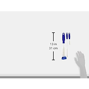 PetSafe Drinkwell Dog and Cat Water Fountain Cleaning Kit - Includes 3 Brushes to Fit Most Pet Fountains - Durable, Rust-Resistant Material