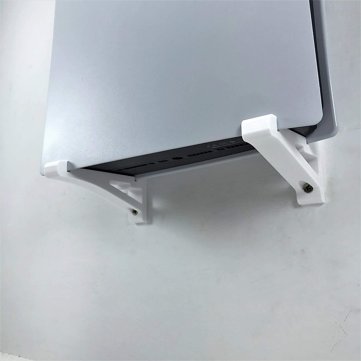 3D Cabin PS5 Wall Mount Wall Bracket Holder Stand for Play Station 5 Digital Corner Support Any Orientation White Left