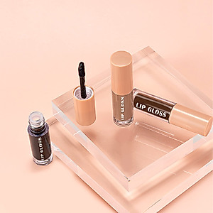 NewBang 3 Colors Dark Black Lipstick and Lipliner,Matte Liquid Lipstick Set,Black Brown Lip Stain Lip Gloss and Lip Liner Waterproof Longlasting Lip Halloween Christmas Makeup(6 pcs)