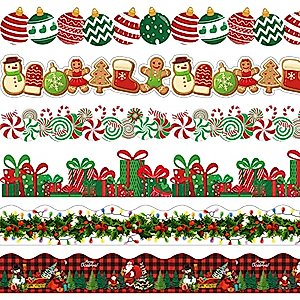 Containlol 118 Feet Bulletin Board Borders, Classroom Borders for Bulletin Board Decorations Die Cut Scalloped Border Trim for Classroom Back to School Decor(Bright Style)