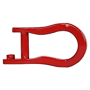 TOPAZ 84192871 2PCS Red Tow Hooks Compatible with 2007-2019 Chevy Silverado GMC Sierra 1500