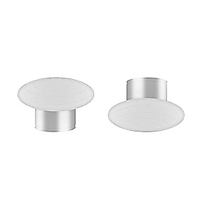 E-MODS GAMING 6 in 1 Metal Thumbsticks Replacement for Elite Series 2 Controllers Xbox One (Model1797) - Thumb Sticks for Elite Series 2 Core (White)