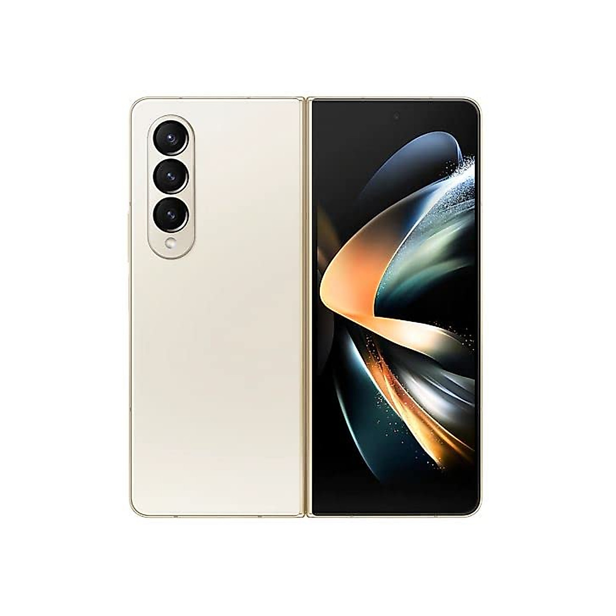 Galaxy Z Fold 4 Cell Phone, Factory Unlocked Android Smartphone, 512GB, Flex Mode, Dual Sim (1x eSim + 1x Nano) Multi Window View, Foldable Display, Korean International Version, Beige (SM-F936NZ)