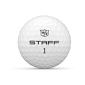 Wilson Staff Model Golf Ball - 12 Balls, White