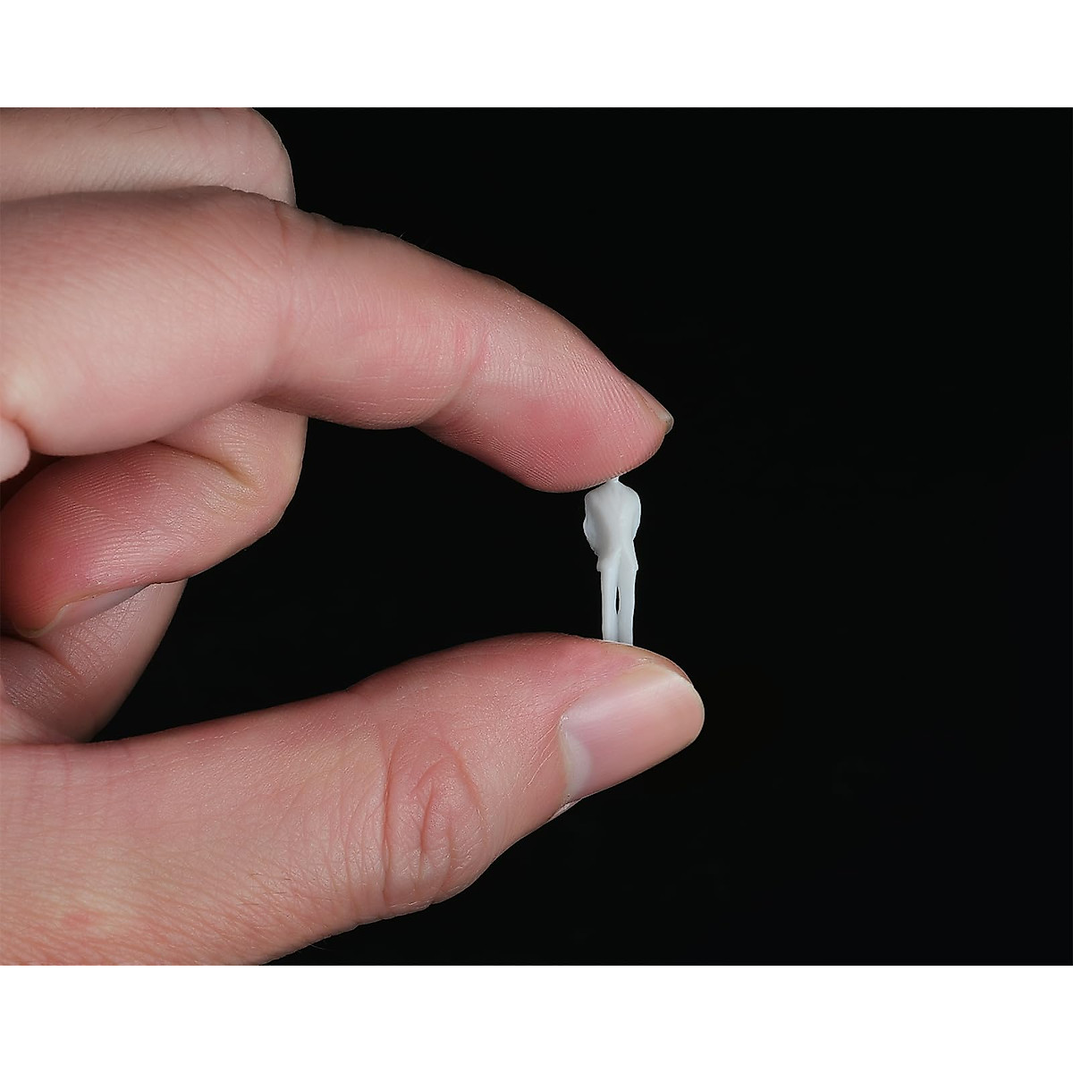 DS. DISTINCTIVE STYLE Unpainted Figures 1:100 Scale 100 Pieces Assorted Poses Miniature People for Architectural Layout Project Bonsai Decor