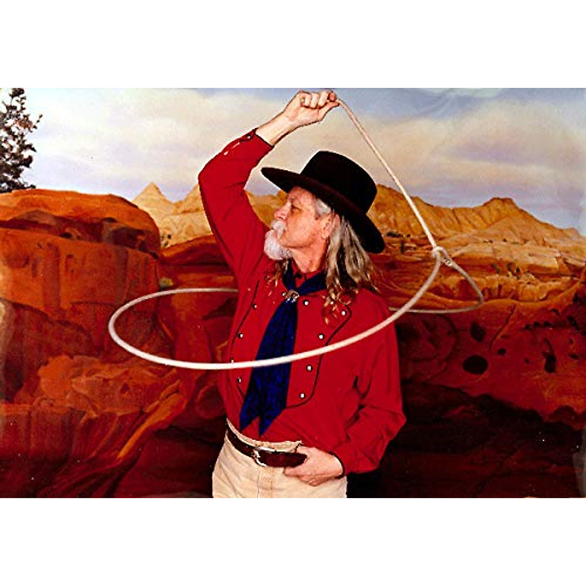 Western Stage Props - How to Trick Rope Kit | Cowboy and Cowgirl Rope | Beginner or Advanced Lariat Looper Rope for Kids and Adults, 13 Foot(Cotton Trick Rope + Instructional DVD)