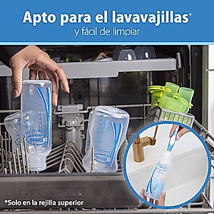 Dr. Brown's Options+ Anti-Colic Baby Bottle - 8oz - 4 Pack and Dr. Brown's Original Nipple, Level 2 (3m+), 6 Count