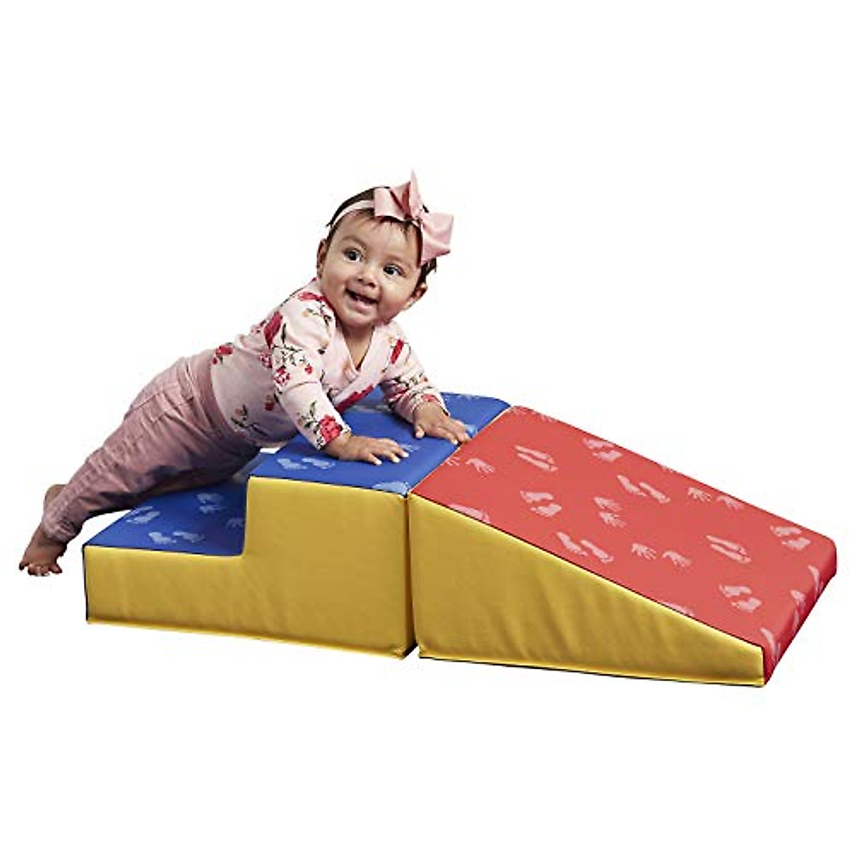 ECR4Kids SoftZone Junior Little Me Climb and Slide, Beginner Climber, Assorted, 2-Piece