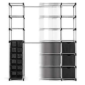 Whitmor Deluxe Double Rod Adjustable Closet Organization System