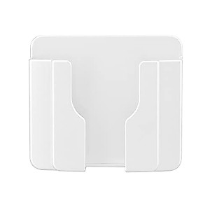 Wall Mounted Storage BoxABSMulti FunctionalBedroomWall Mounted Cell Phone Charging Placement Rack Hotel Bedside Wall Fixed Sticky Wall Mounted Non Perforated Brake Pad Wear Front (White, One Size)