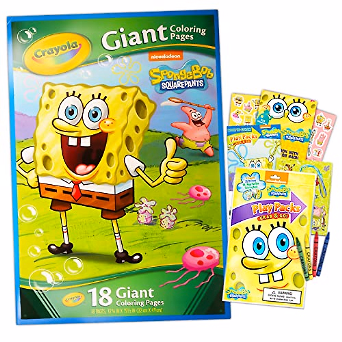 Giant Spongebob Squarepants Coloring Book Bundle ~ Spongebob Giant ...