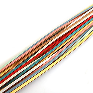 hotoo Leather Wrap Bracelet for Women Colorful Bohemian Friendship Stackable Layered Bracelets Boho Multi Strand Bracelets Jewelry with Clasp for Teen Girls Sister and Mother