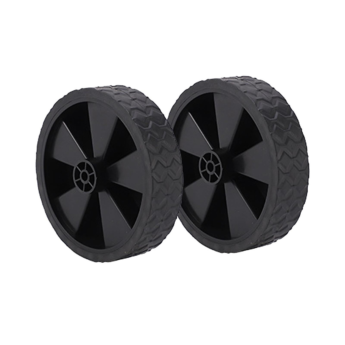 2 Pieces Cart Wheel Luggage Wheel Easy to Use for Utility Folding Wagon Cart Spare Parts Moving Trolley Caster Wheels, 5inch 151g