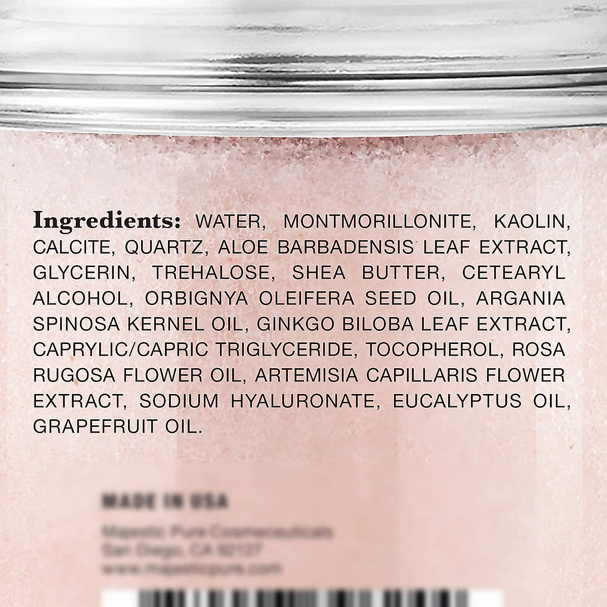 MAJESTIC PURE Dead Sea Mud Mask and Himalayan Clay Mask Bundle – Natural Skin and Face Care for Women and Men