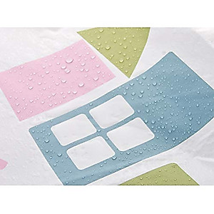 LIOOBO 2pcs Fan Dustproof Cover Washable Finger Safety Protection Floor Fan Cover for Living Room Home Bedroom (Green House)