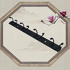 AOLZUNK Wall Mounted Coat Rack, Stainless Steel Coat Hooks Wall Hooks Coat Hangers for Wall, Hat, Key, Coat, Scarf, Bag, Towel