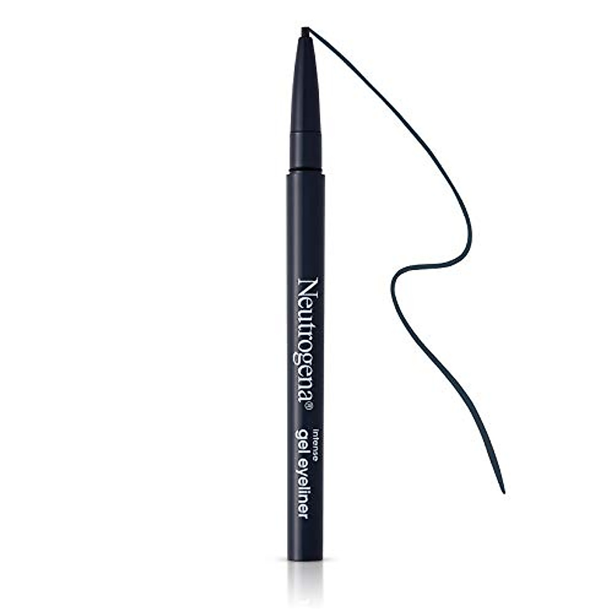 Neutrogena Intense Gel Eyeliner with Antioxidant Vitamin E, Smudge- & Water-Resistant Eyeliner Makeup for Precision Application, Smokey Gray, 0.004 oz