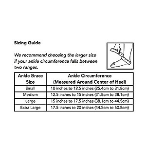 Amazon Brand - Solimo Ankle Brace, Medium, Black