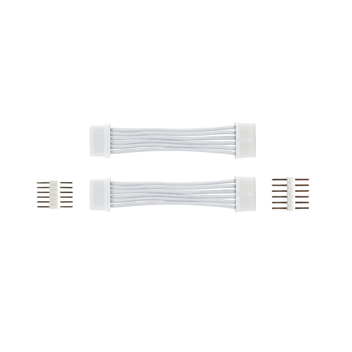 Litcessory Controller to 6-Pin Adapter for Philips Hue Lightstrip Plus (Detachable Version, White - MICRO 6-PIN V4)