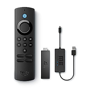 Amazon Fire TV Stick Lite Essentials Bundle with USB Power Cable