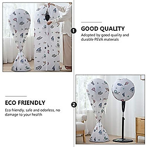 Cabilock Household Fans Stand Fan Cover Tower Fan Guard Electric Fan Cover Protector for Winter Home Storage (3D Household Fans