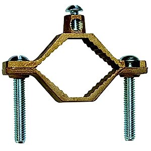 Sigma Electric ProConnex 41311 Ground Clamp 1-1/4 to 2-Inch, 1-Pack, Bronze