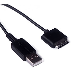 New Black 2-in-1 USB 2.0 Data Sync Transfer and Power Charger Cable for Sony PSP GO