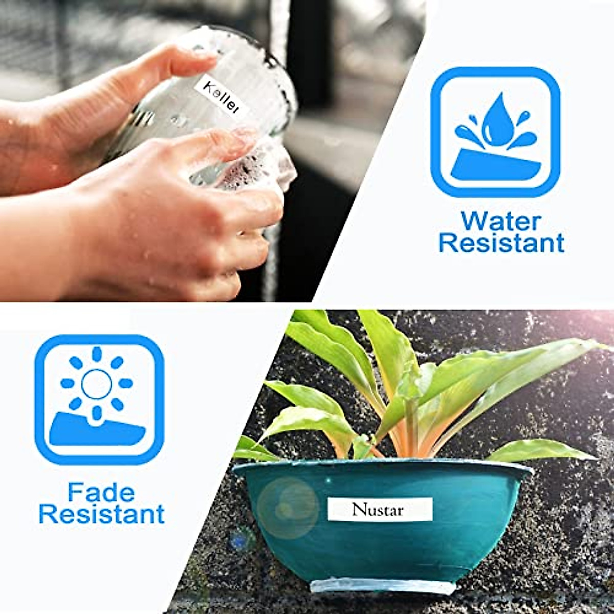 Replacement for Brother P Touch Label Tape 12mm 0.47 Laminated White and Fluorescence Refill,TZe-231 TZeB31 TZeC31 TZeD31 TZe Tz Tape Compatible with Brother P-Touch Label Maker PTD200 PTD210 PTH100