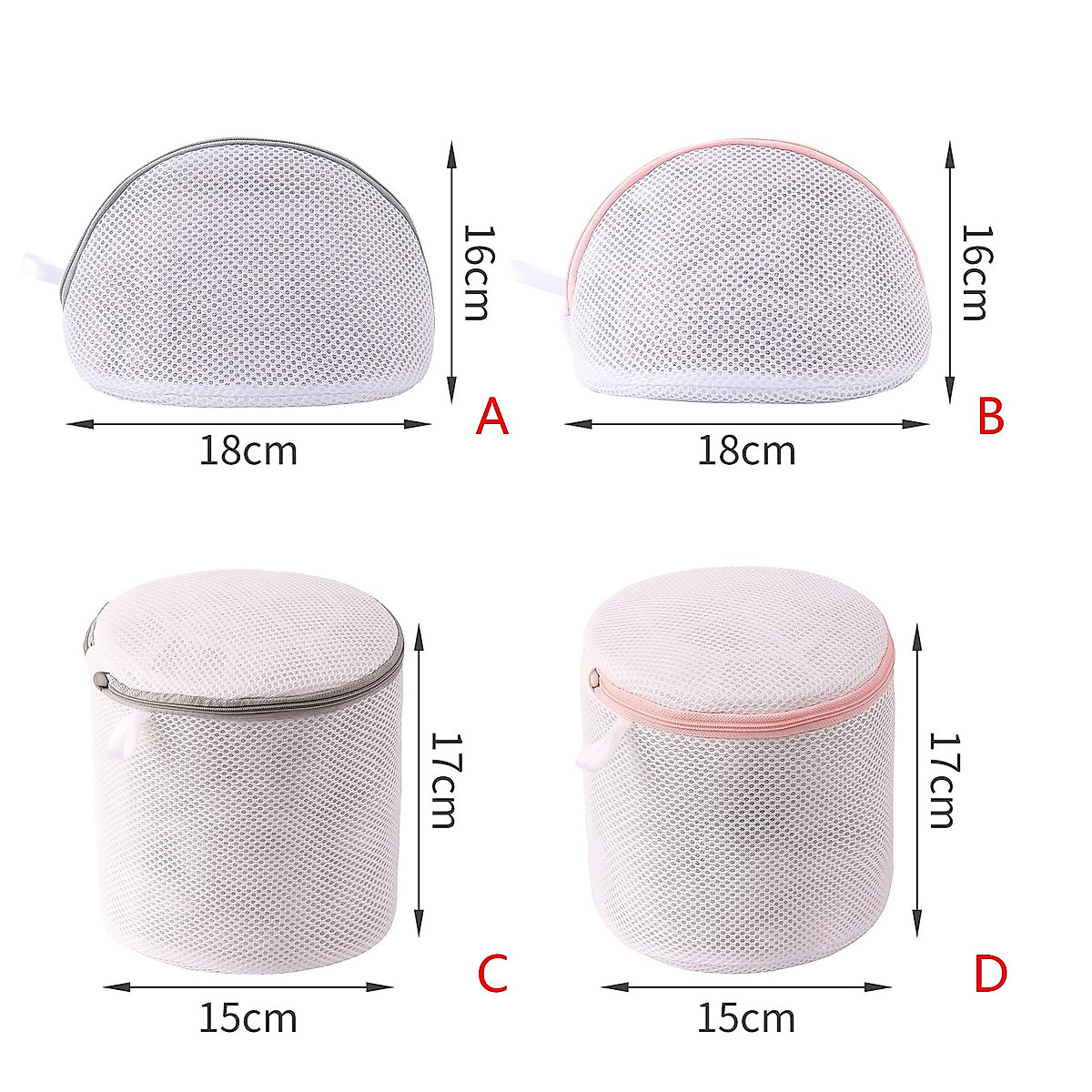 3Pieces Bra Wash Bags For Lingerie Mesh Delicate Zipper Laundry Bag For Women College Girl Underwear Sock Stockings Bra Washing Bags For Laundry Small Small Laundry Bra Bags For Washing Machine