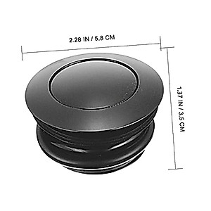 ERINGOGO 3 pcs fuel tank cap gas cap cover metal pop- cap fuel filler door Motorbike Fuel Tanks Covers motorcycle gas tank door Fuel Tank Covers Gas Cover steel fuel tank door