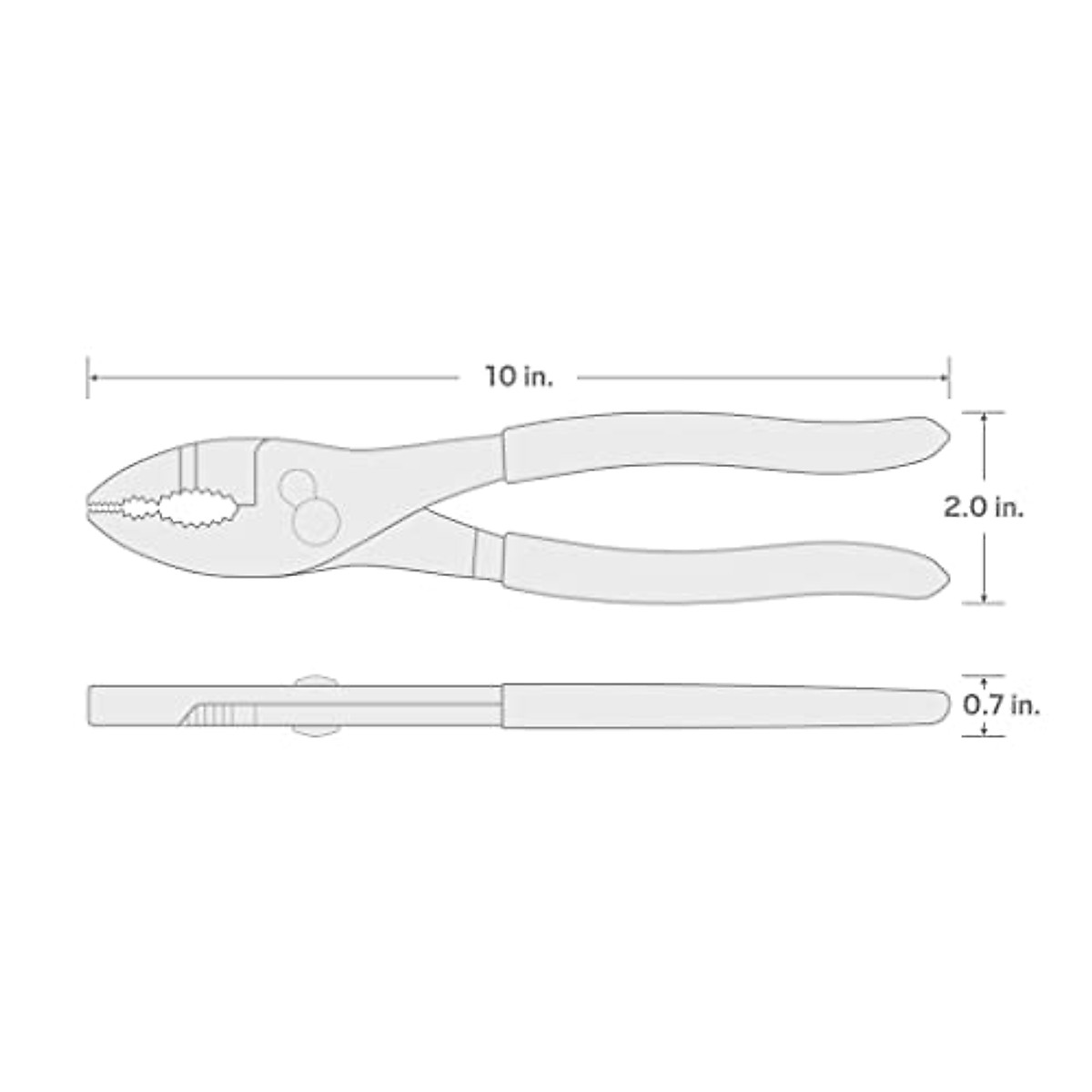 TEKTON 10 Inch Slip Joint Pliers | 37124