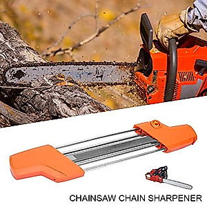 COSY GARDEN TOOLS 2 in 1 Chainsaw Sharpener for Stihl 325” Saw Chain - File Dia. 3/16 inch (4.8mm) - Easy File Chain Saw Blade Sharpener Tool Chain Saw Sharpening Kit