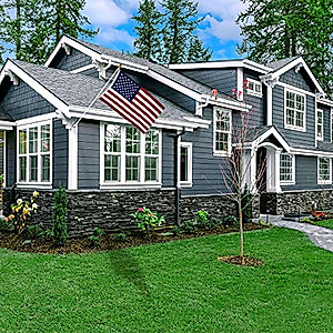 6ft Spinning Flag Pole – White