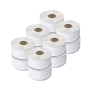 enKo Compatible for Dymo Labels 30252 (1-1/8 x 3-1/2") Label for Dymo Labelwriter 450 Turbo Printer - Barcode Address Labels (12 Rolls, 4200 Labels)